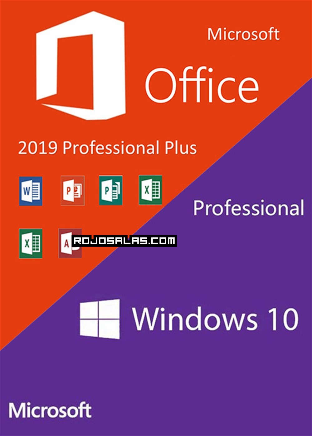 Windows 10 Pro With Office 2019 (PreActivated) | RedRaizen